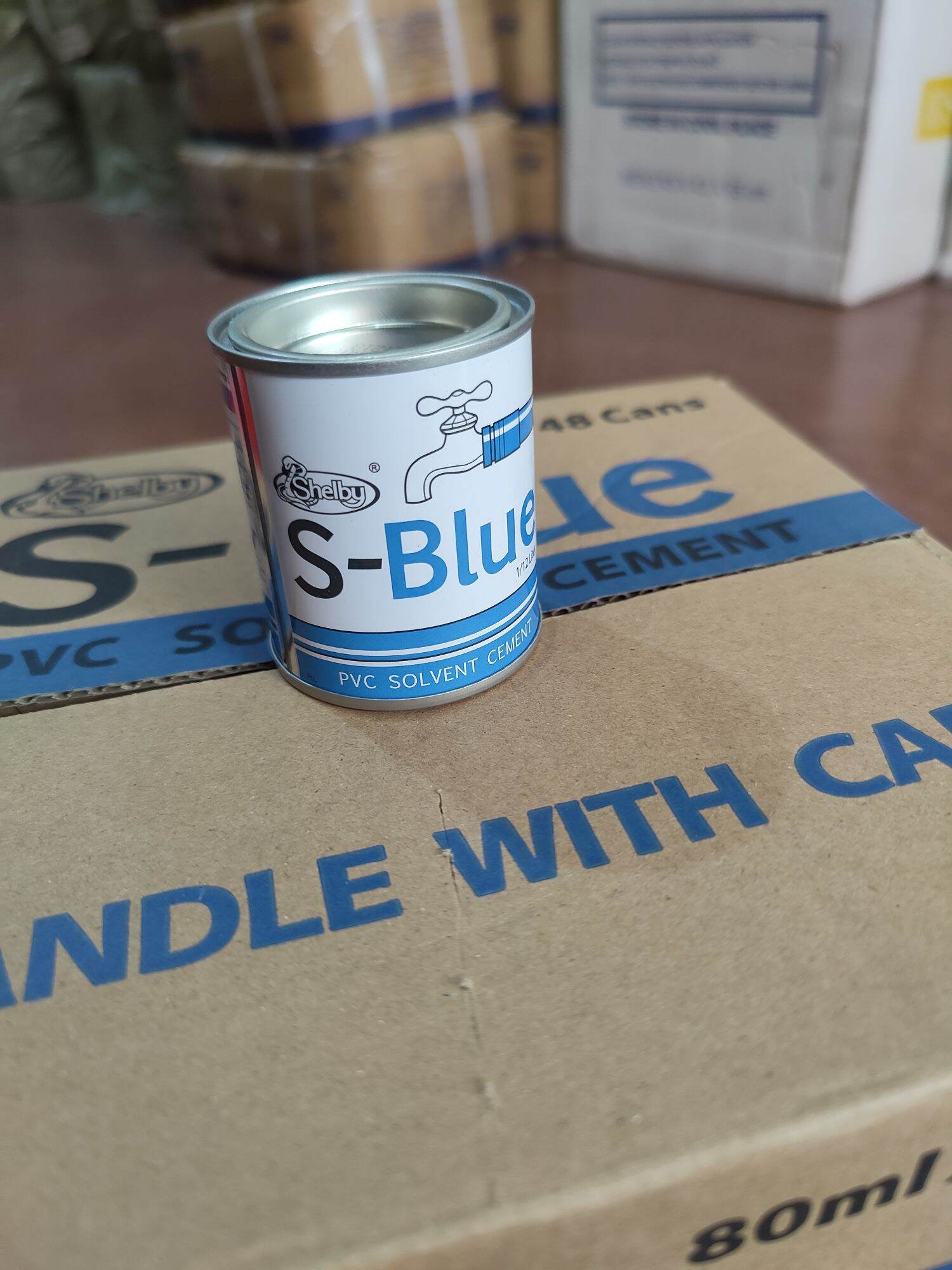 S-blue PVC solvent cement 1/12 Liter. | Lazada PH