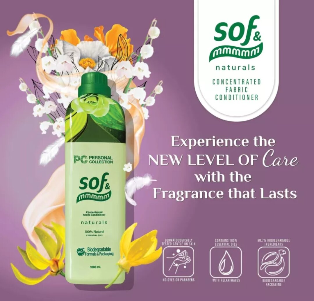 PC SOF & MMM NATURALS FABRIC CONDITIONER 1000mL | Lazada PH