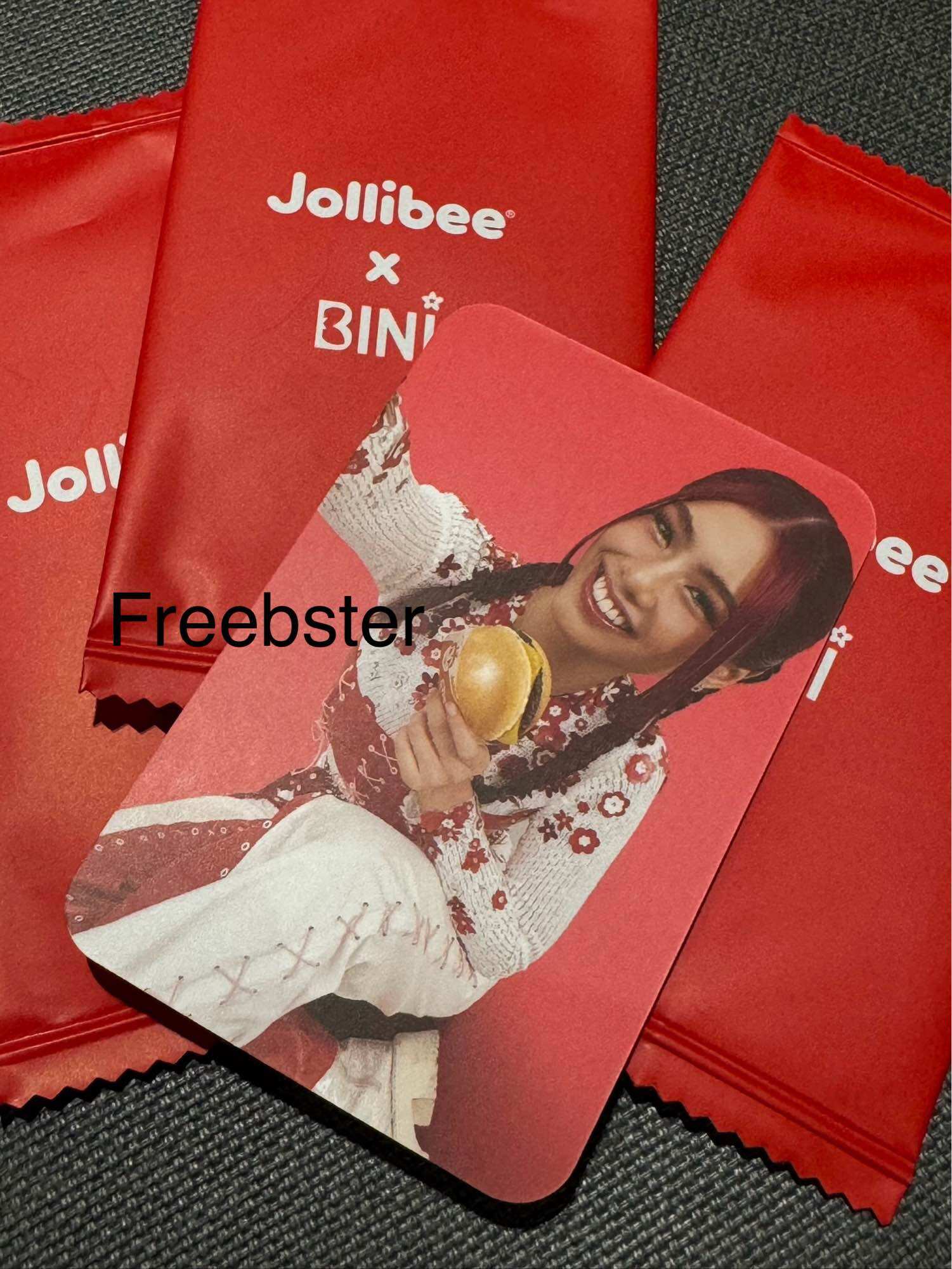 [Original] Jollibee X Bini Photocard (Jollibee Bini Photocard ...