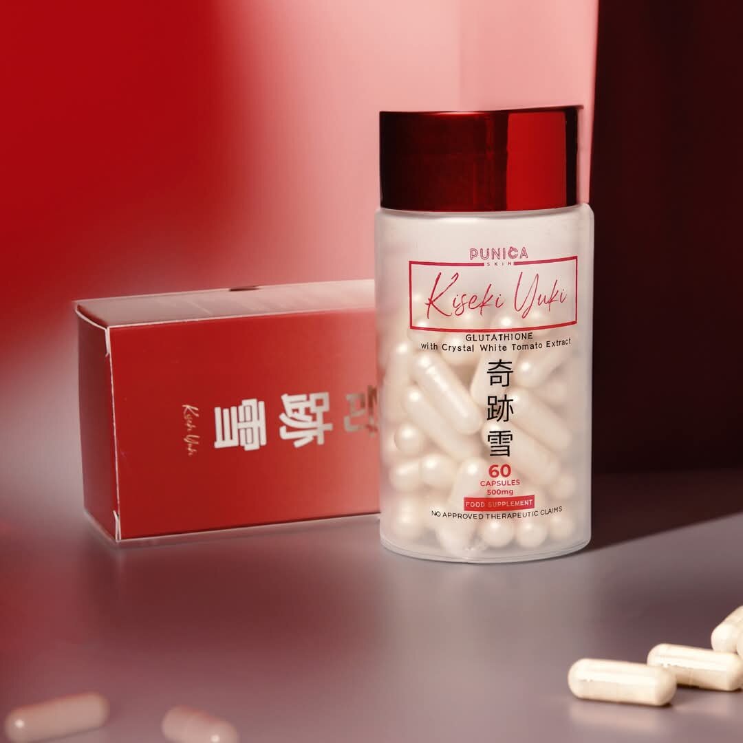 KISEKI YUKI GLUTATHIONE 60 CAPSULES With Crystal White Tomato Extract ...