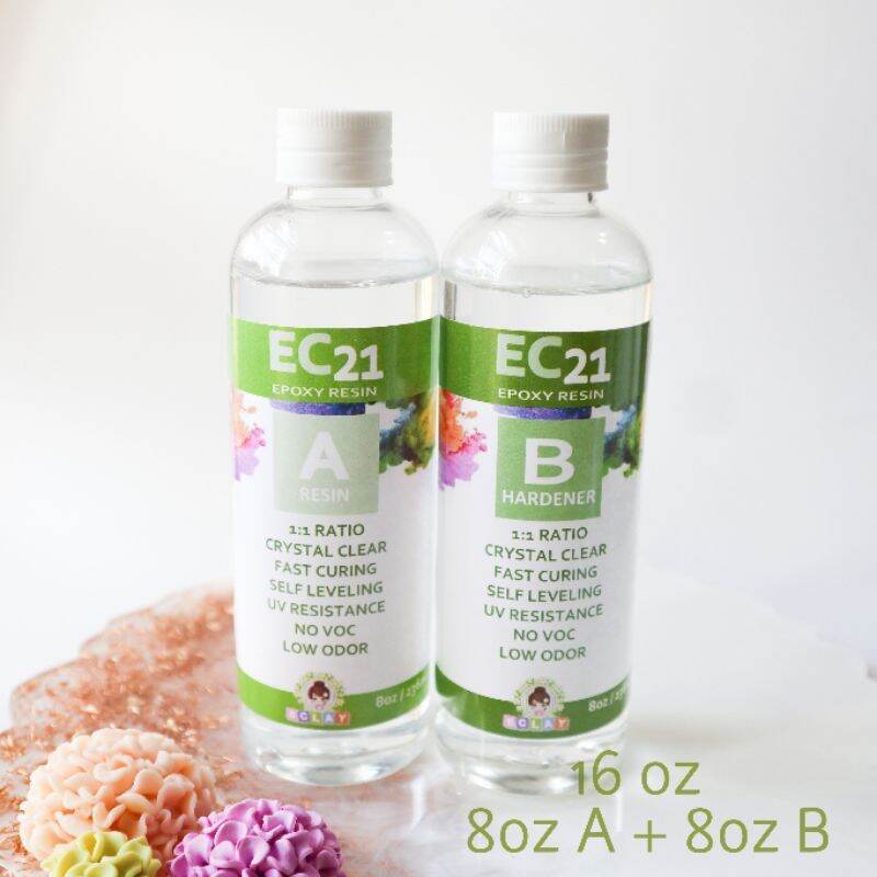 EC21 MEDIUM KIT PREMIUM EPOXY RESIN FAST CURING 1:1 RATI0, 16 oz/32 oz | Lazada PH
