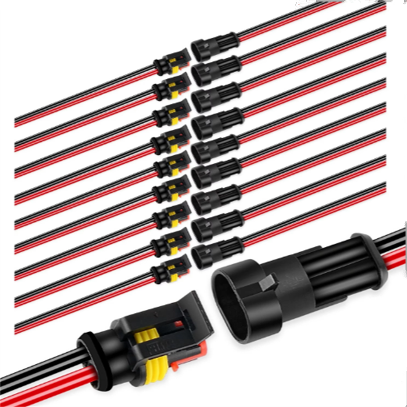 1/2/3/4 Pin Waterproof Connector, Electrical Terminal Quick Connector ...