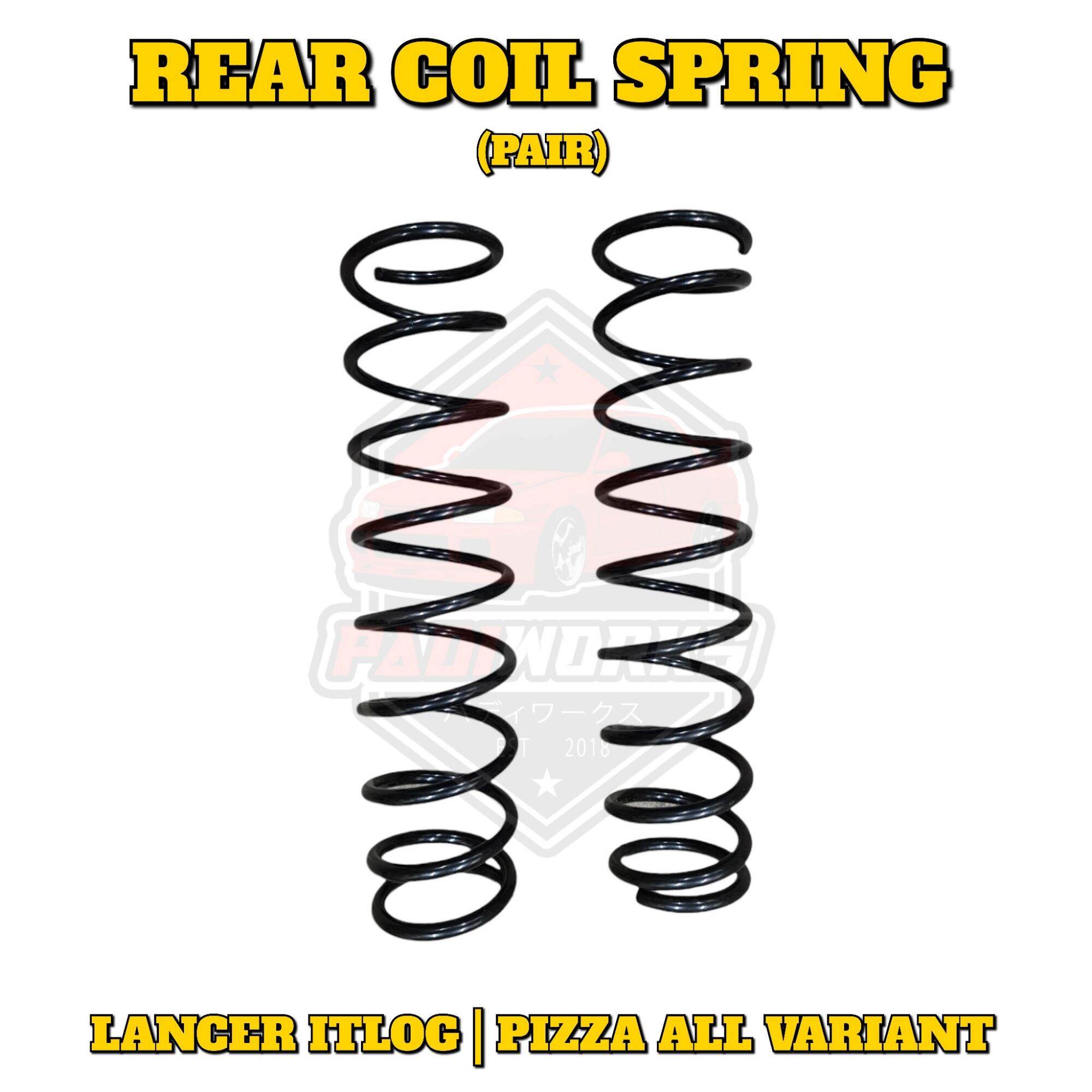 Coil Spring Rear 1 Pair Stock Lancer Itlog / Pizza All Variant 1993 ...