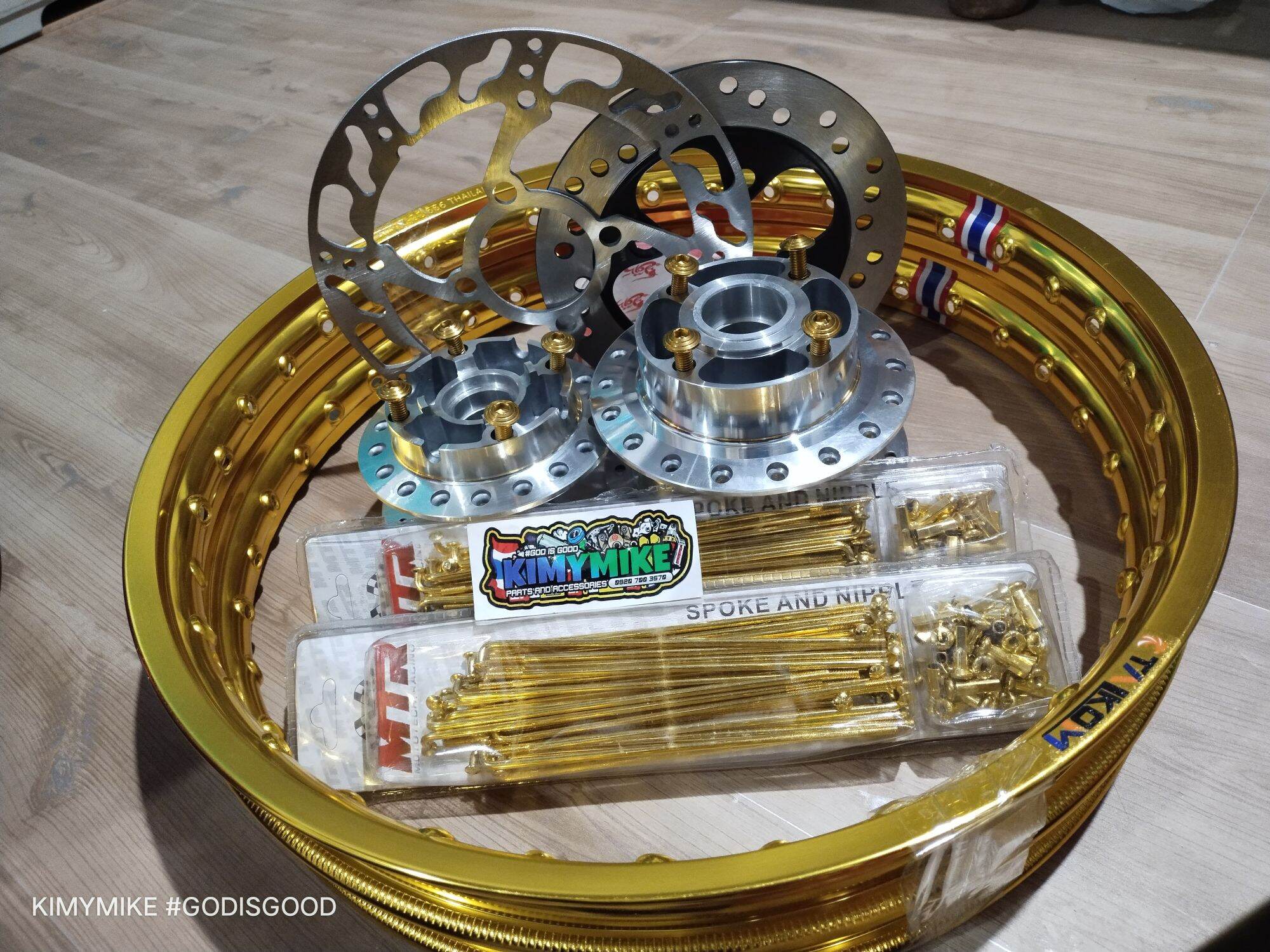 xrm trinity, xrm motard, xrm 125rim set rim set ( free gold bolts ...