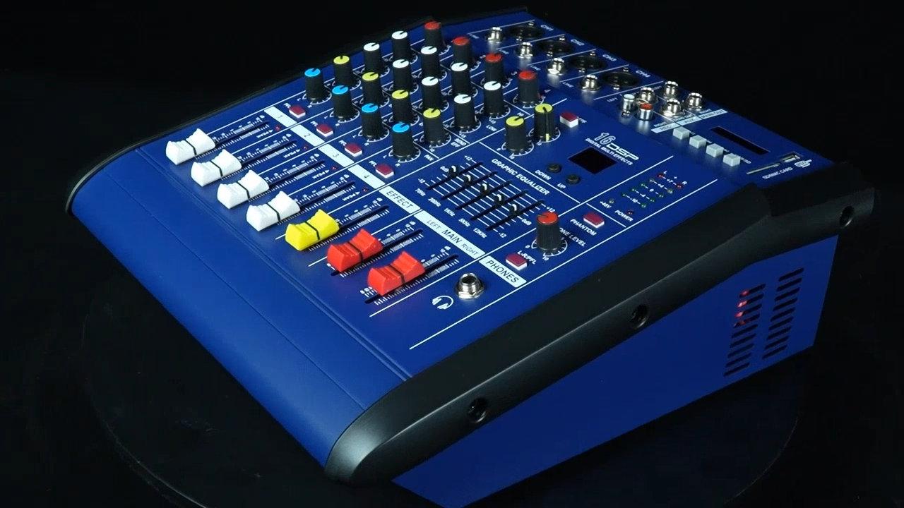 Deuahub Powered Mixer PMX-402D/PMX-602D 2x650w 4/6channel Bluetooth Usb ...