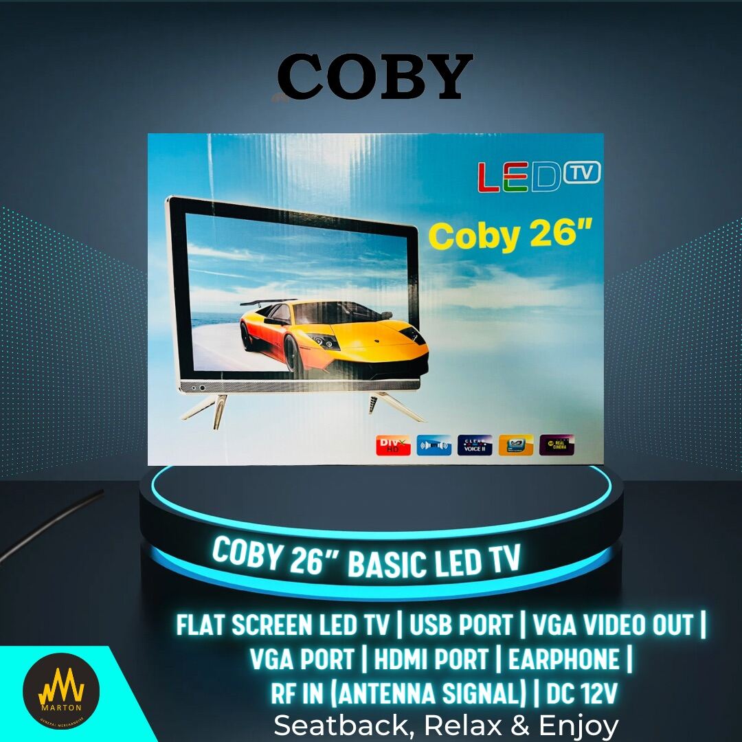 Coby 26” LED TV NORMAL | BASIC TV | Lazada PH