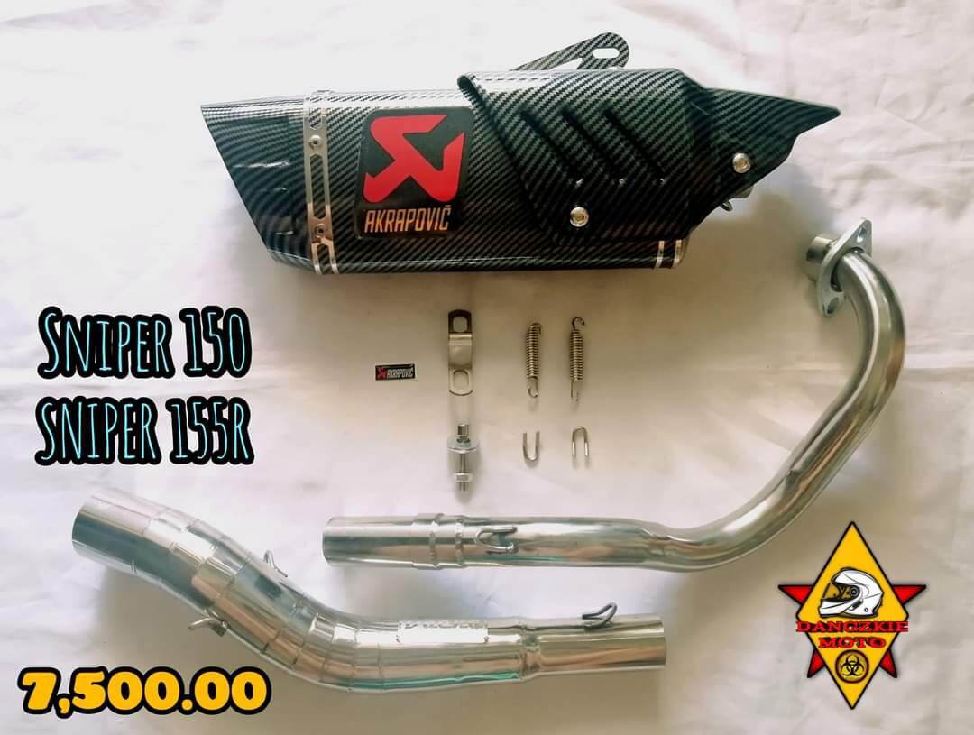 YAMAHA SNIPER 155/155R AKRA M1 FULL EXHAUST SYSTEM | Lazada PH