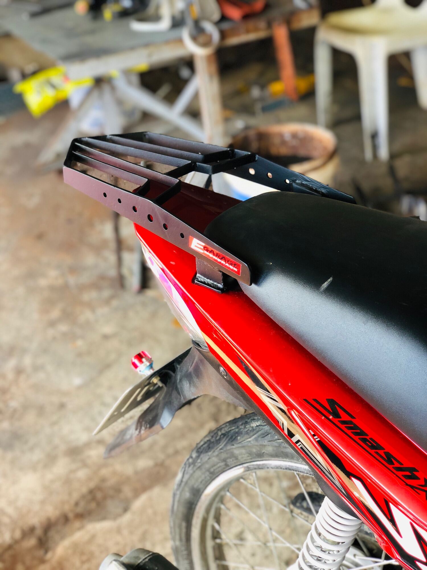 Suzuki smash 125 heavy duty top box bracket | Lazada PH