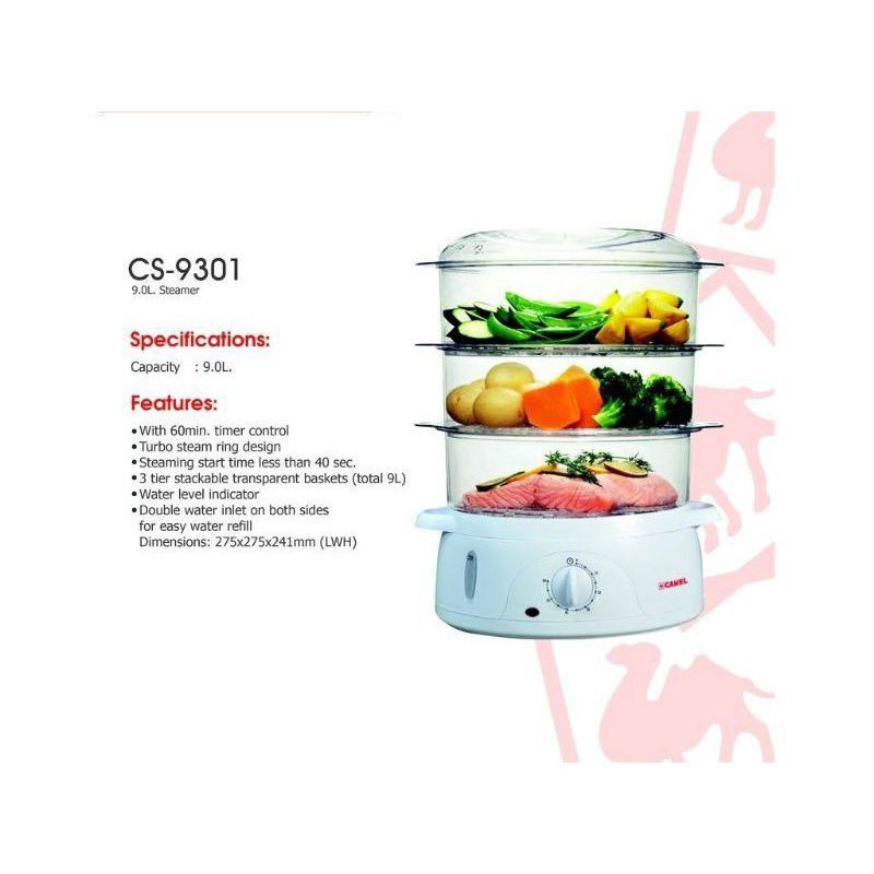Camel Electric steamer CS-9301 | Lazada PH