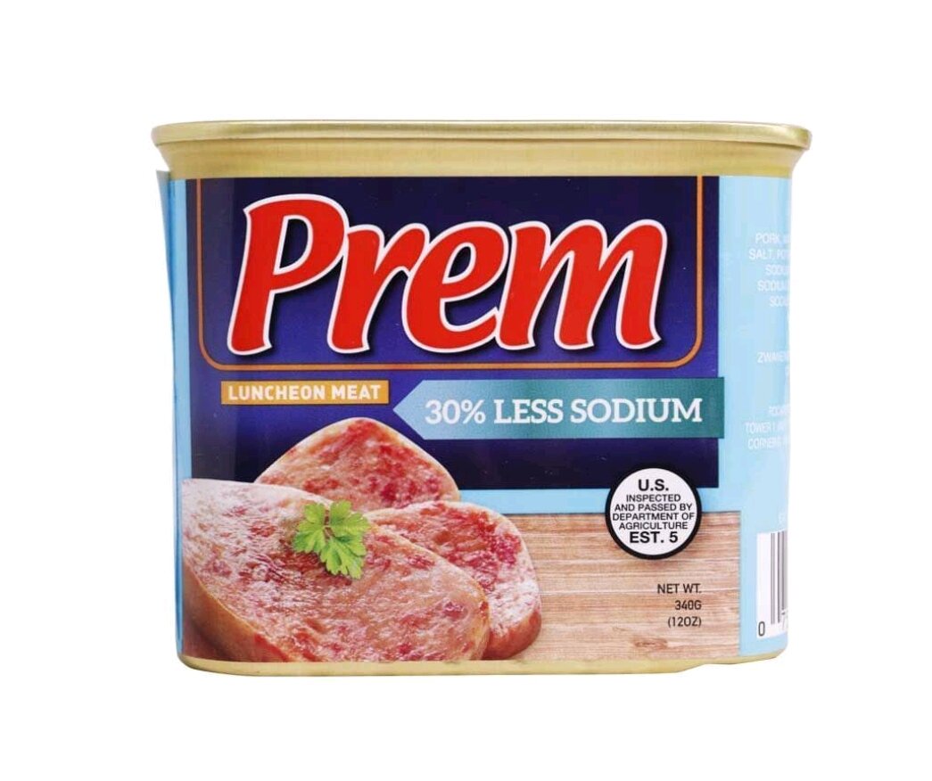 Prem Luncheon Meat 30% Less Sodium -340g | Lazada PH