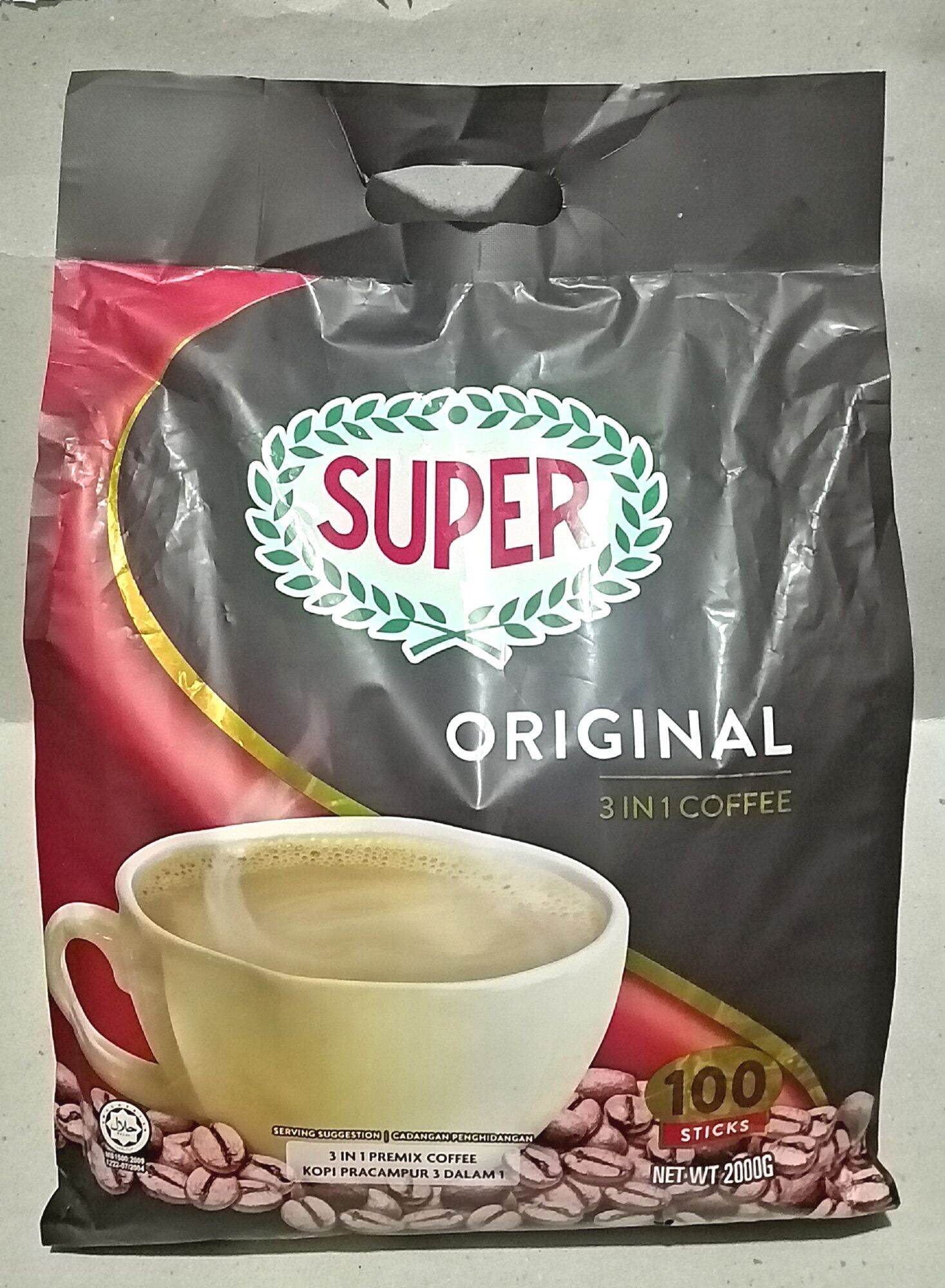 SUPER Original 3 in 1 Coffee 100 sticks | Lazada PH