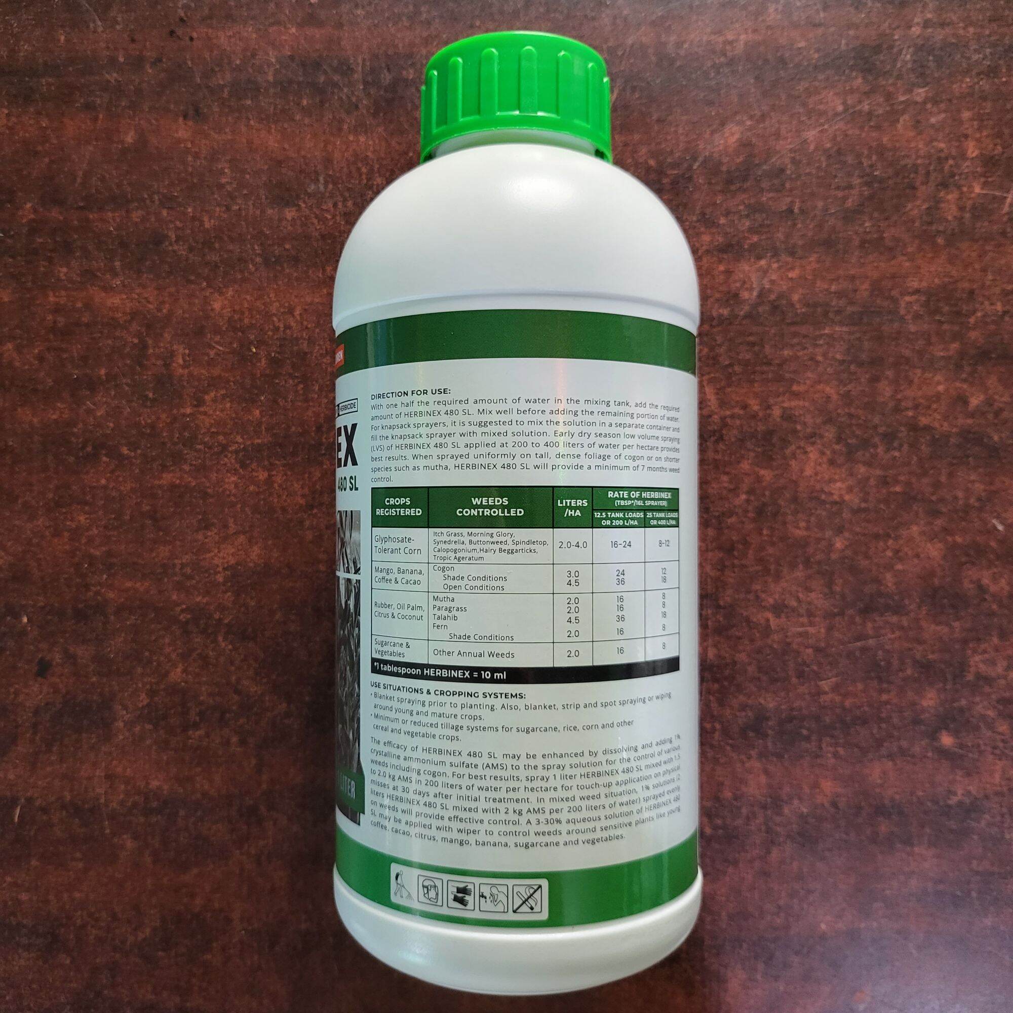 HERBINEX 480 SL GLYPHOSATE HERBICIDE (1 LITER) by NEXCHEM | Lazada PH