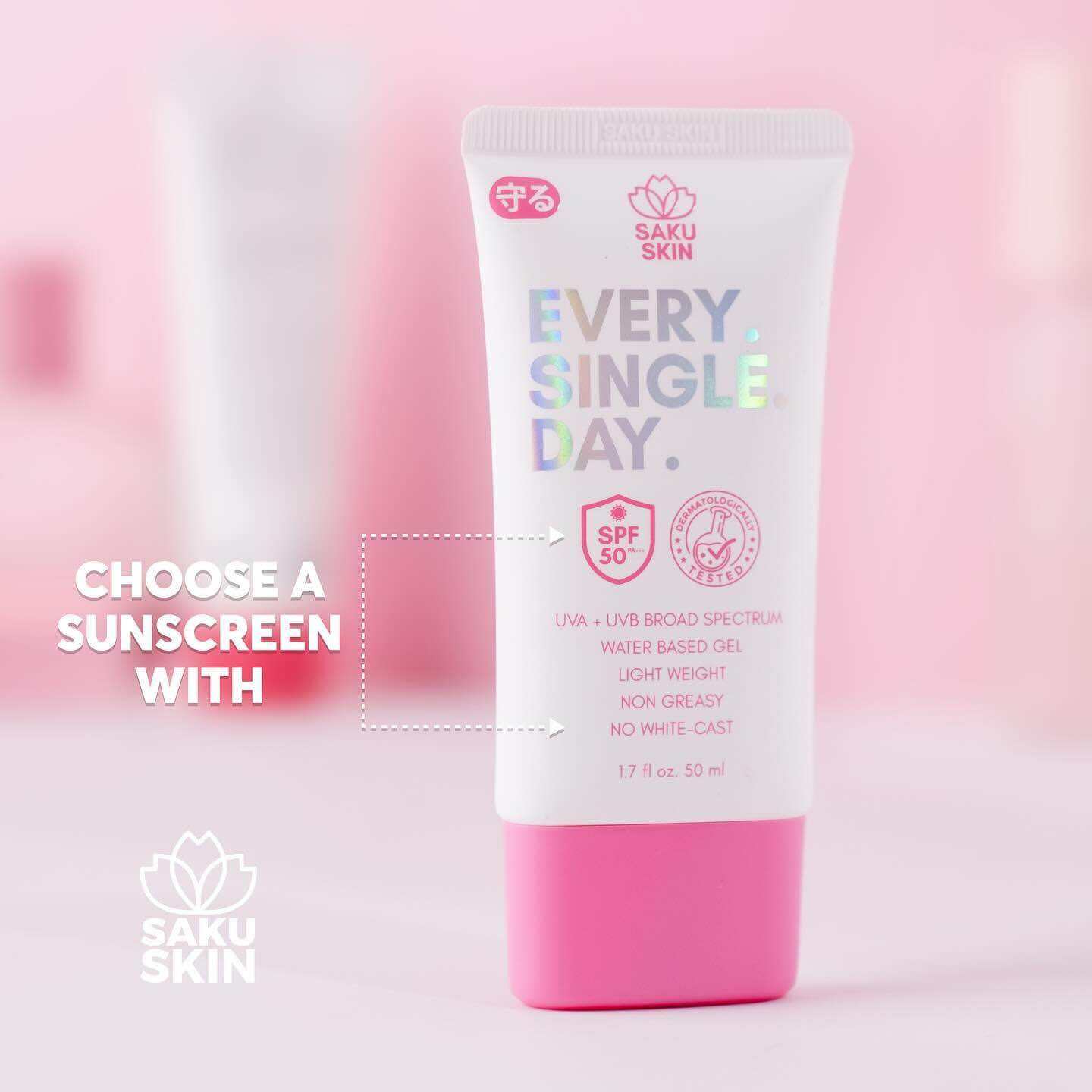 Saku Skin Every Single Day Sunscreen | Lazada PH