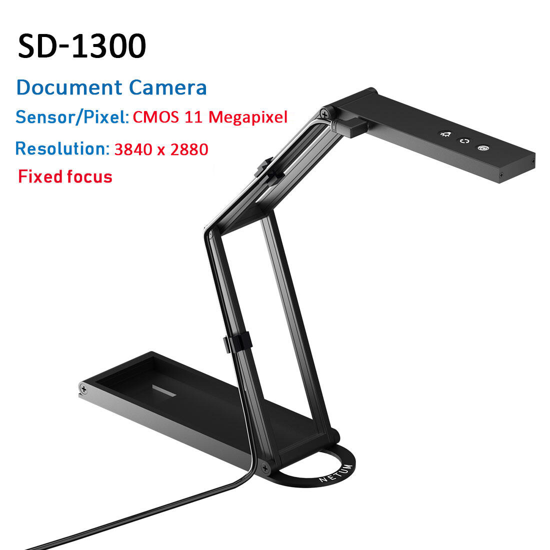 NETUM Book Scanner T101 Autofocus Document Scanner Max A4 A3 Size with ...