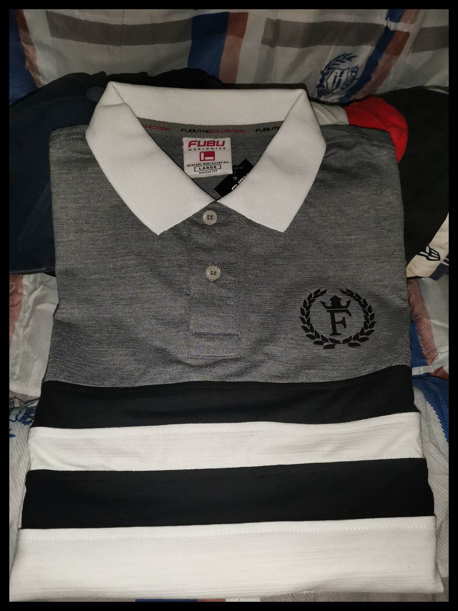 ORIGINAL Fubu Fubu Boys Polo Shirt (White/A.Black) | Lazada PH