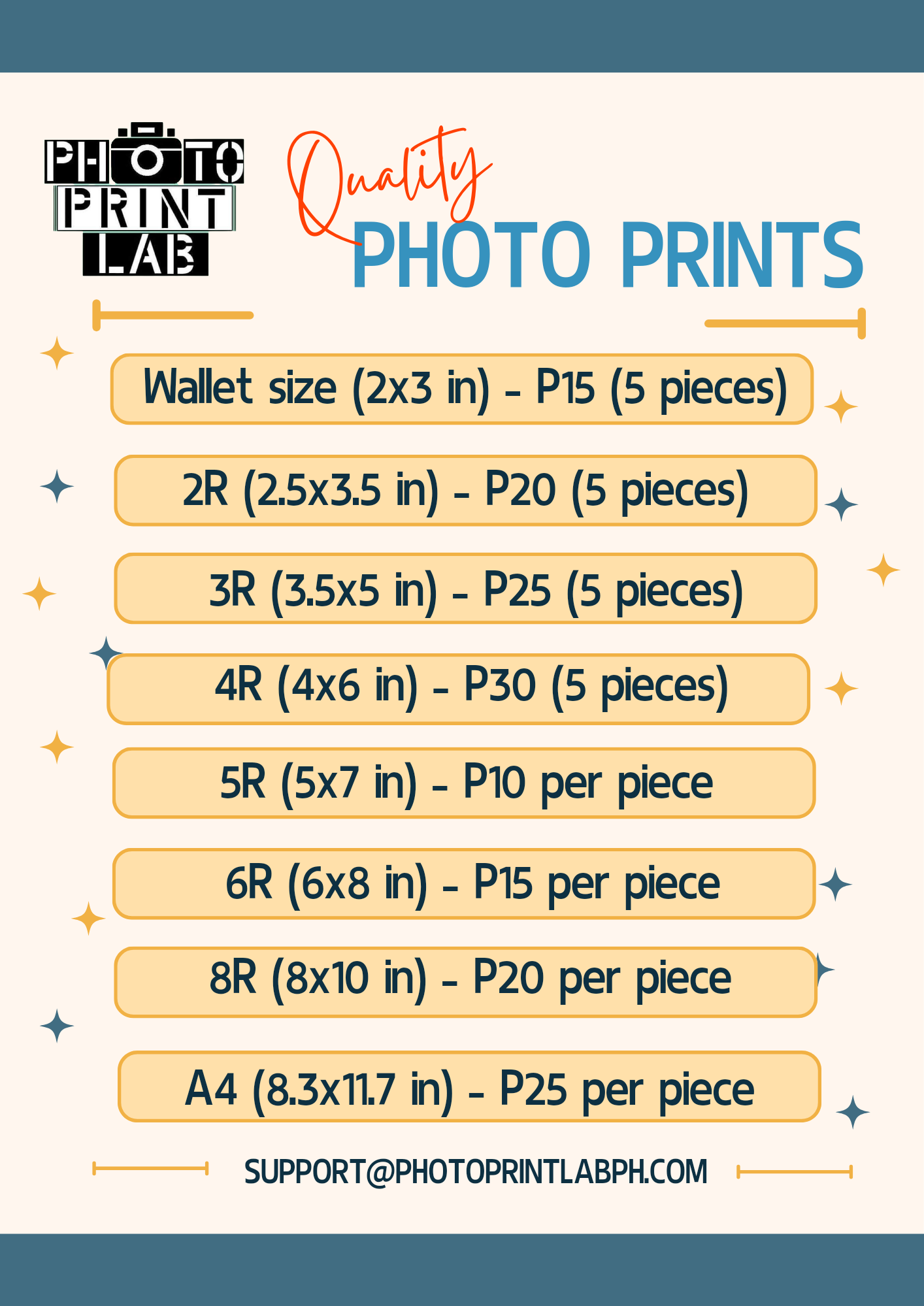 Photo Prints-Wallet/2R/3R/4R/5R/6R/8R/A4 | Lazada PH