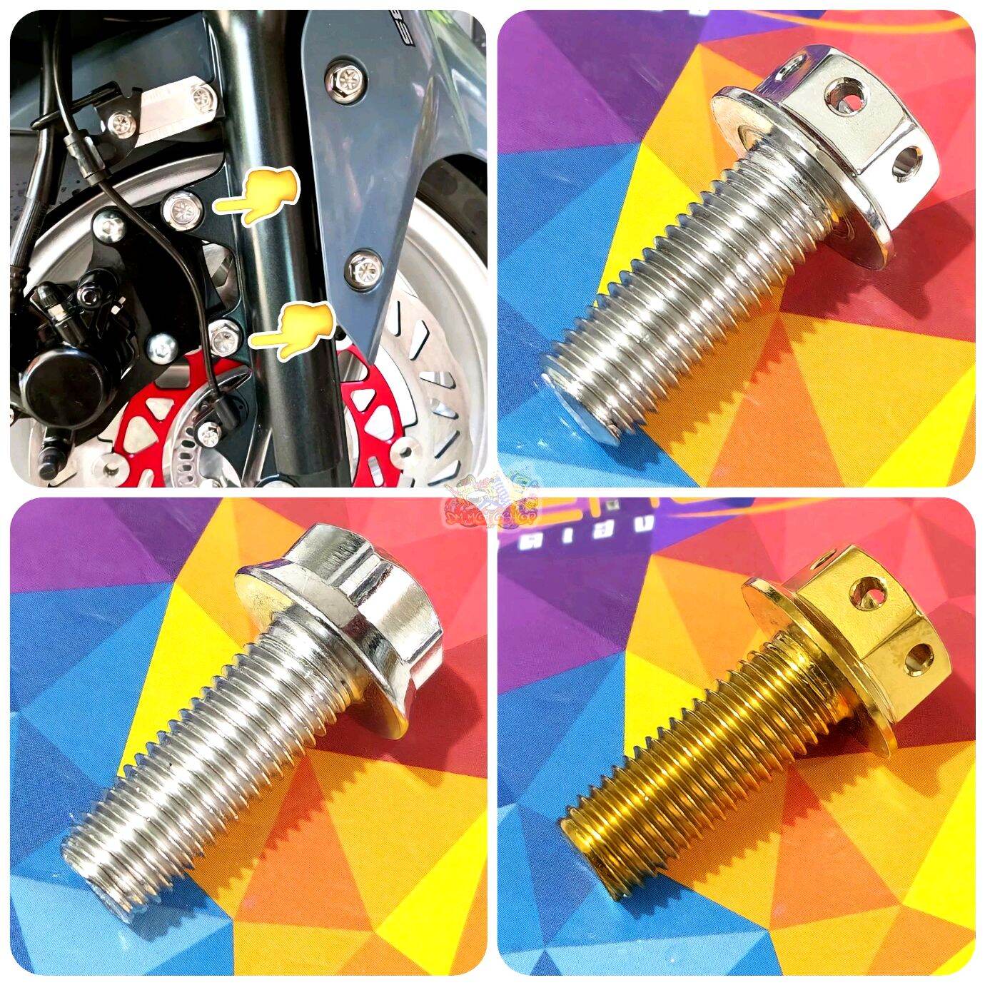 Shop Nmax V2 Caliper Bolts online | Lazada.com.ph