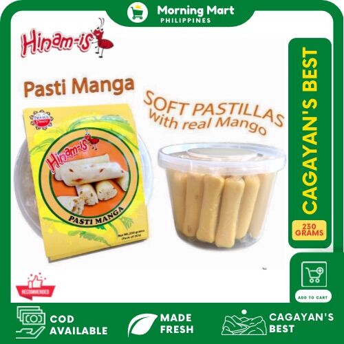 Hinam-is Pasti Manga | Soft Pastillas with Real Mango | Cagayan's Best ...