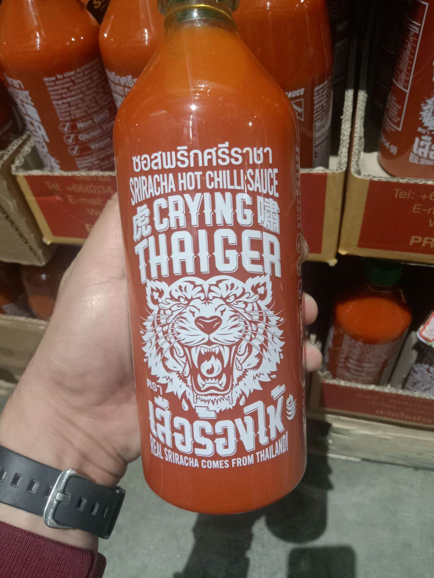 CRYING THAIGER SRIRACHA CHILI SAUCE 740ML (THAILAND) | Lazada PH