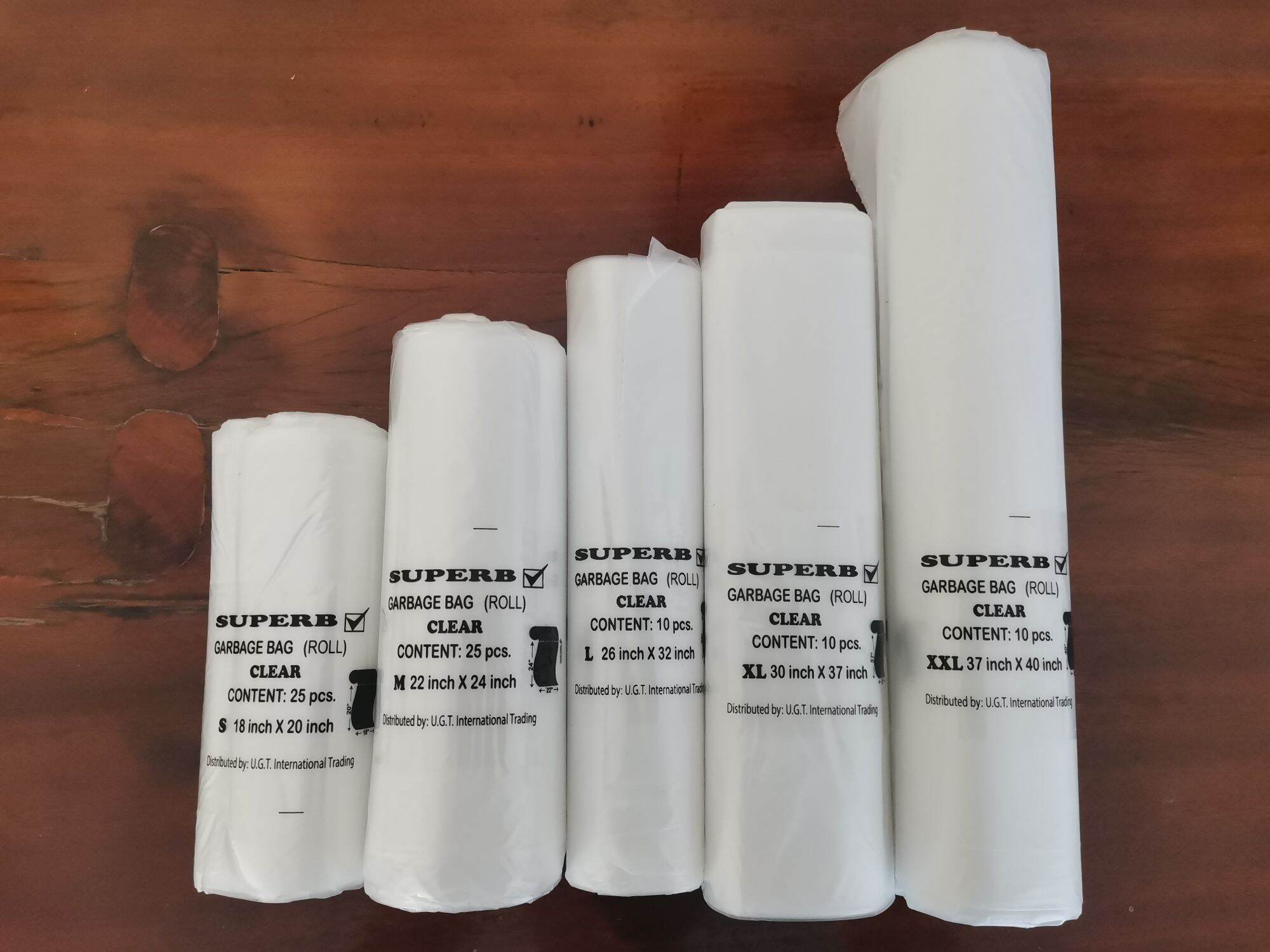 Trash Bags / Garbage Bags Rolls (S, M, L, XL and XXL) - Good Quality ...