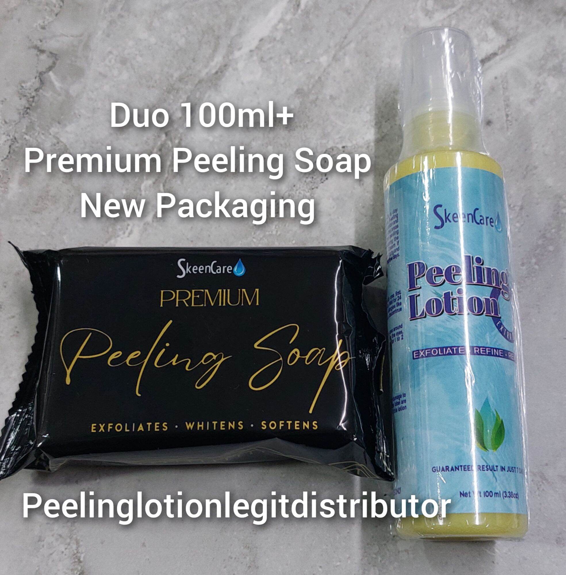 Duo set 100ml Peeling Lotion +Premium Peeling Soap New Packaging ...