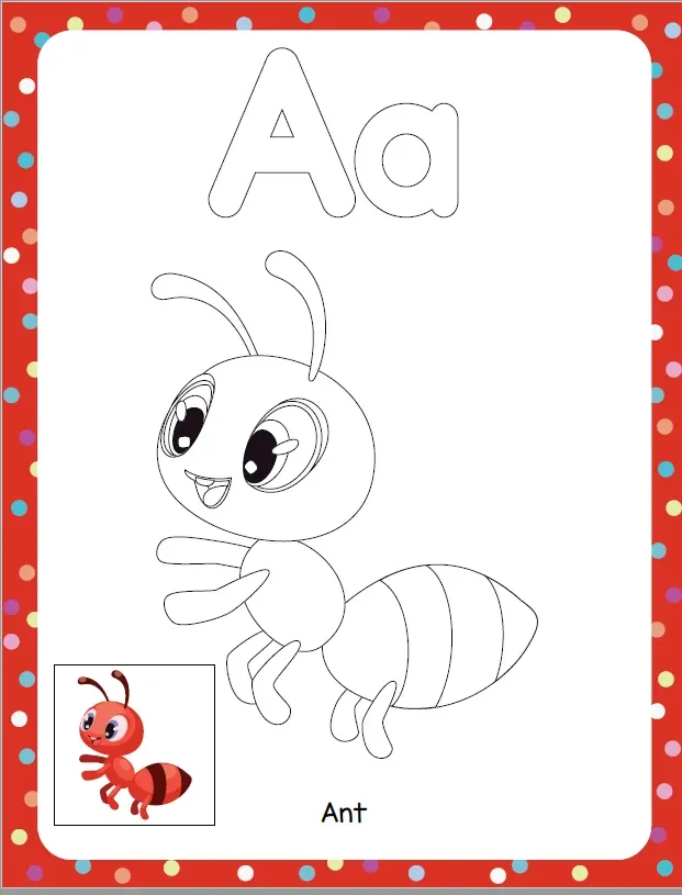 ALPHABET COLORING 27 PAGES | Lazada PH