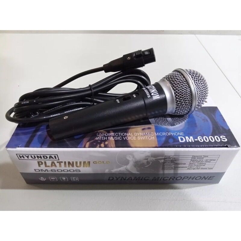 platinum microphone / single mic/ with wired DM6000s | Lazada PH