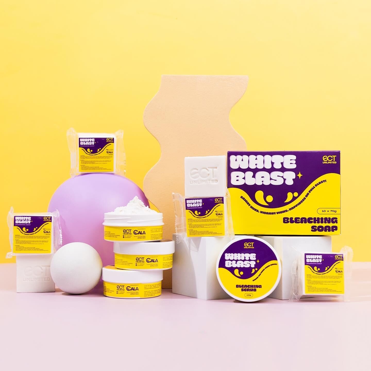 SCT Unlimited White Blast Bleaching Scrub/ White Blast Bleaching Soap ...