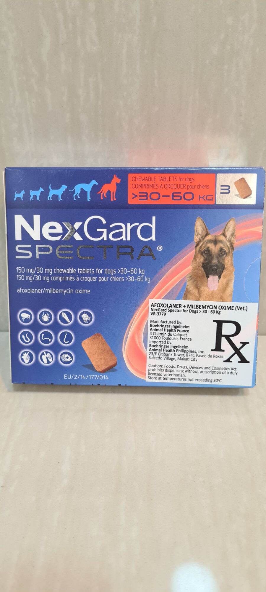 Nexgard Spectra 1 Box (3 Tablets) | Lazada PH