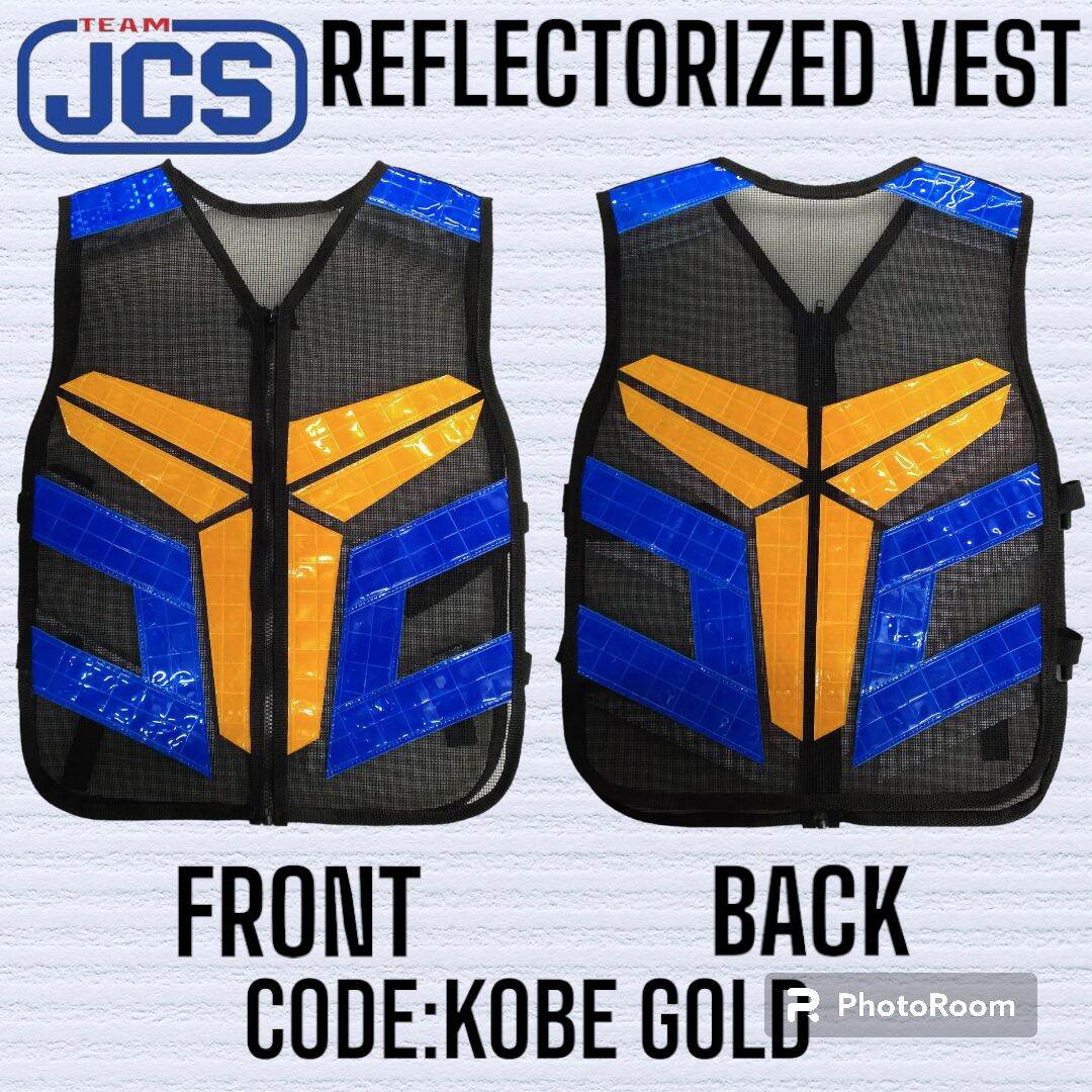 Reflectorized riders vest Kobe design | Lazada PH