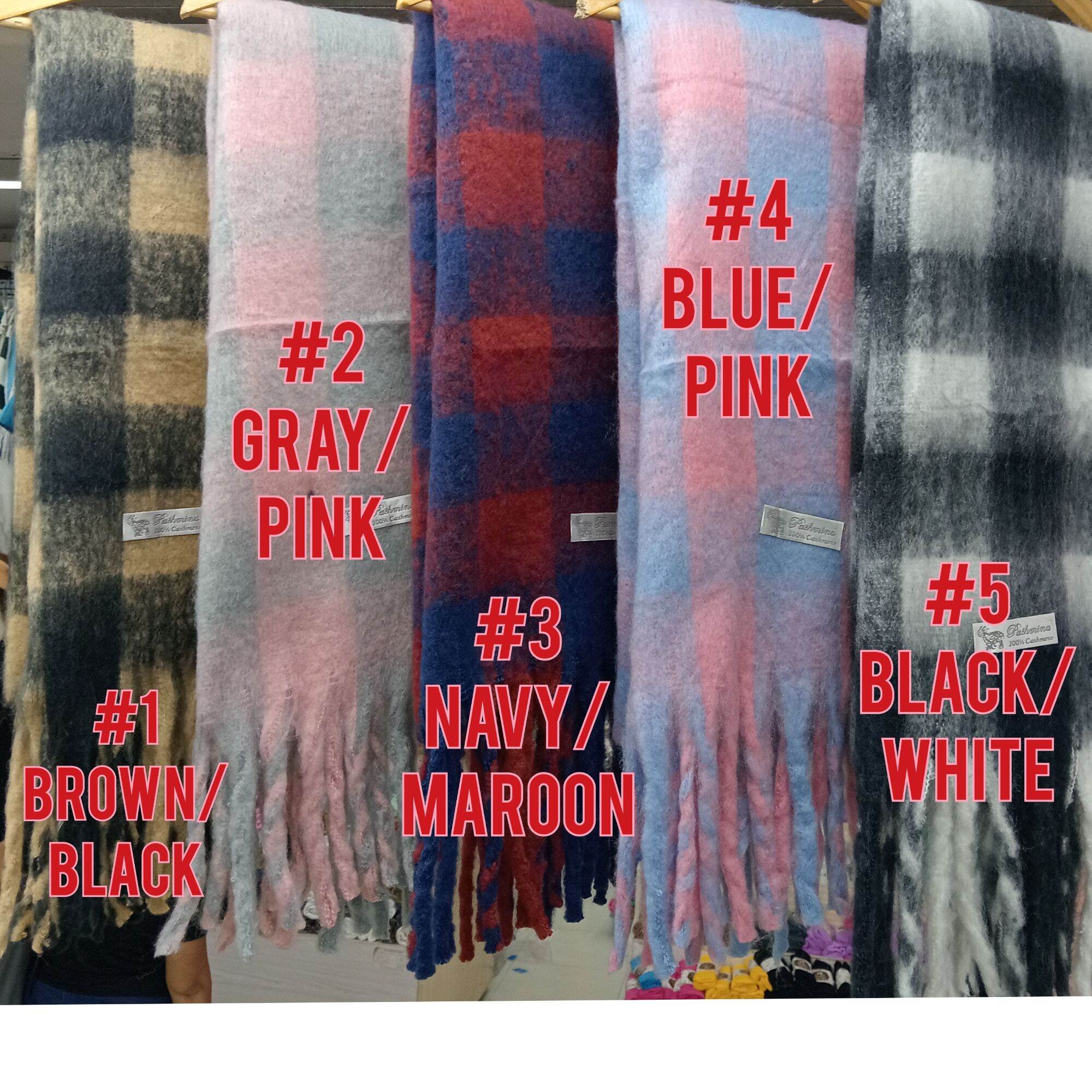 Thick Checkered Plaid Scarf | Lazada PH