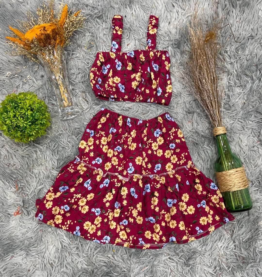 Terno Kids Floral (age-1/3,4/6,7/9) | Lazada PH