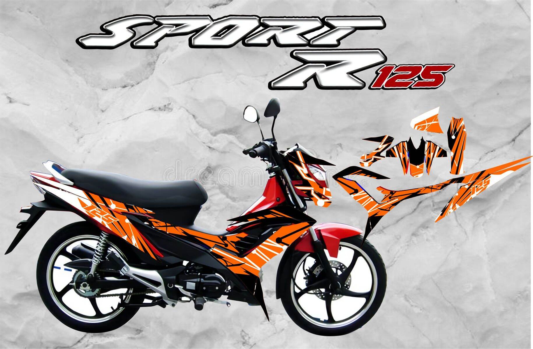 euro sport R 125 full body decals | Lazada PH