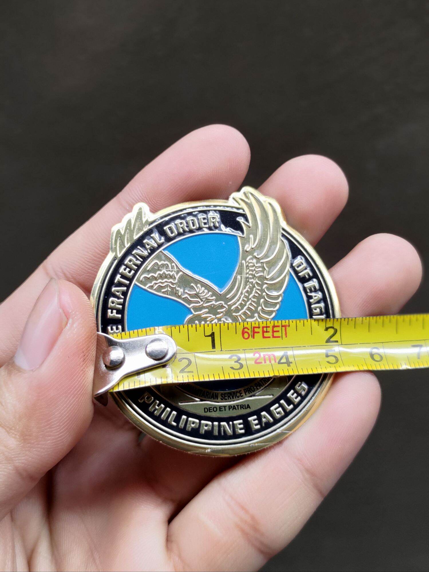 SUPER BENDABLE Eagles Emblem 2" and 3.5", The Fraternal Order of Eagles ...