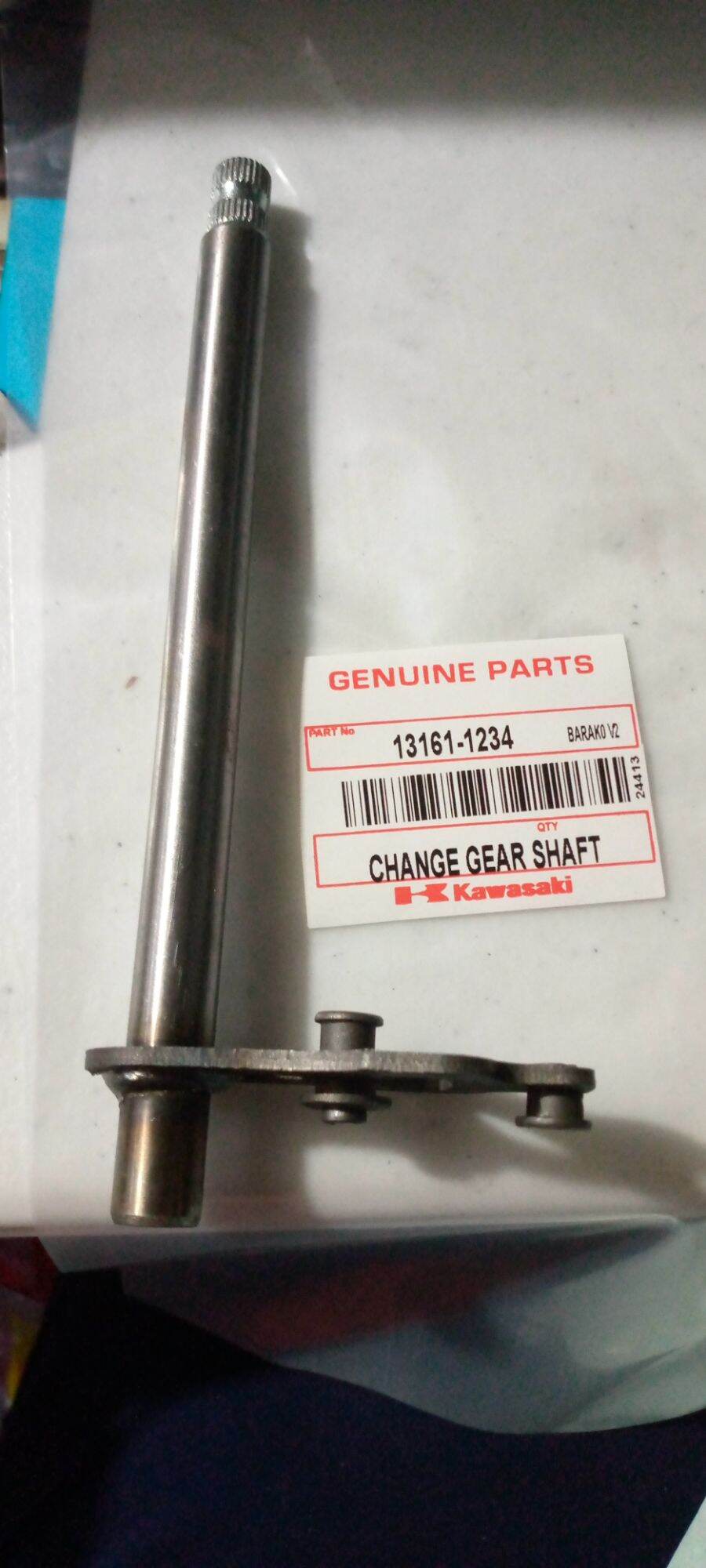 Kawasaki genuine Barako V2 CHANGE GEAR SHAFT / GEAR SHIFT SPINDLE ...