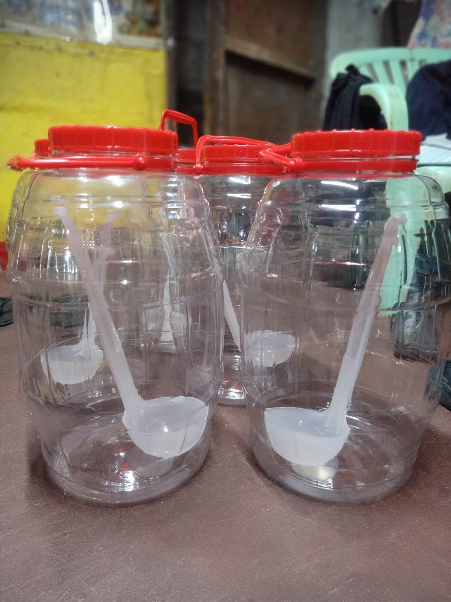 Clear Plastic Palamigan And Free Sandok Makapal at Matibay | Lazada PH