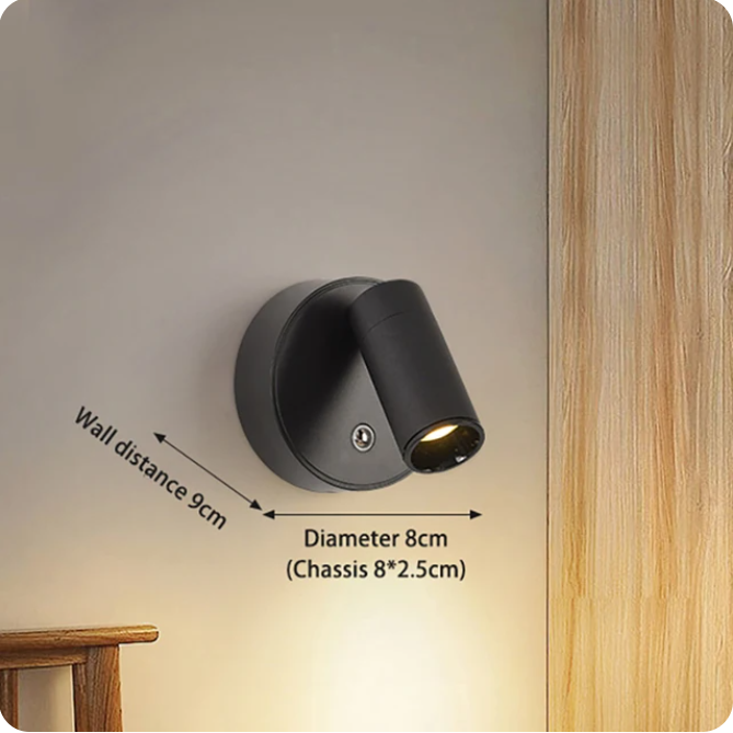 Modern LED light magnetic wall light spotlight wireless wall lamp ...