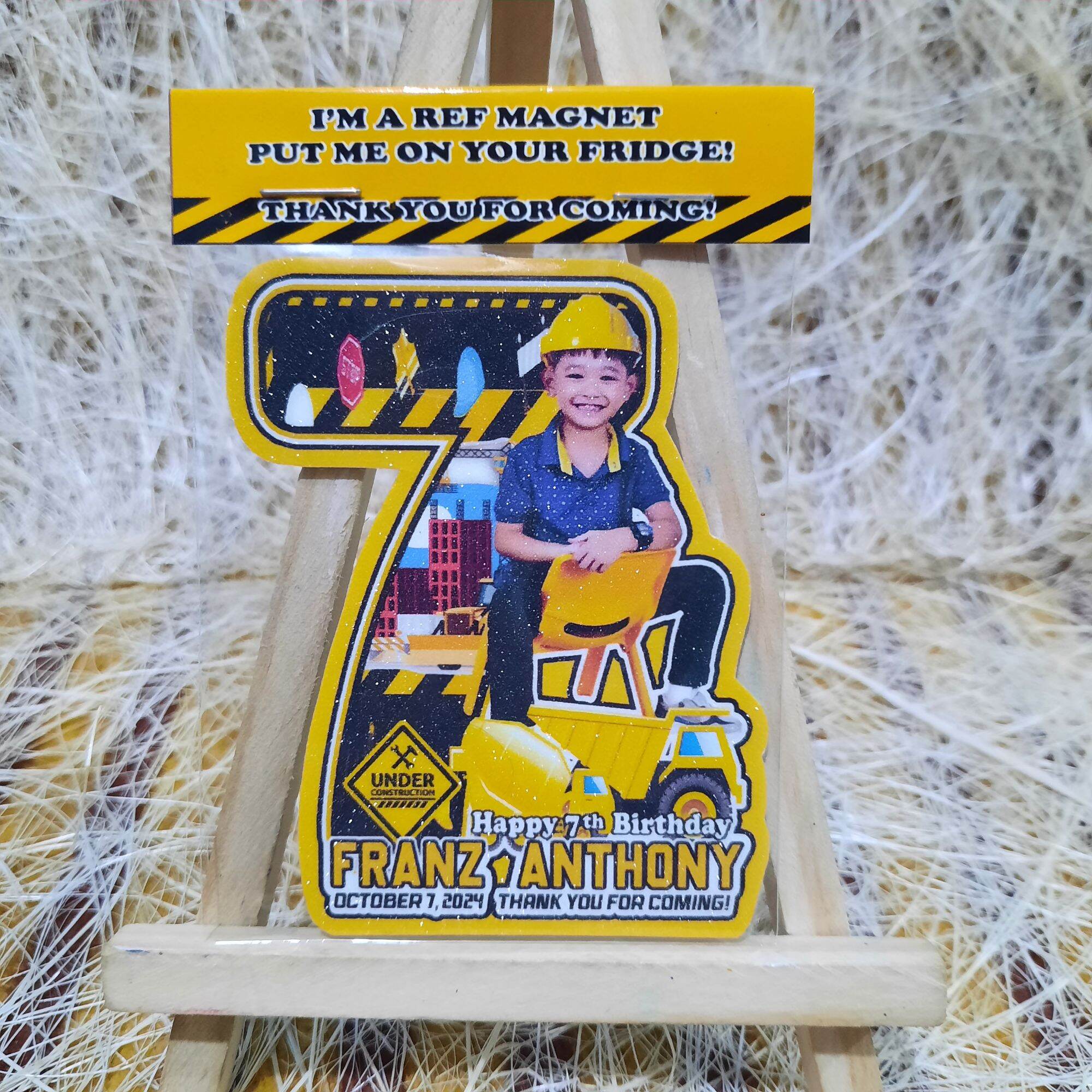 Construction Ref Magnet Souvenir (Any Theme/Size/Shape/Number will do ...