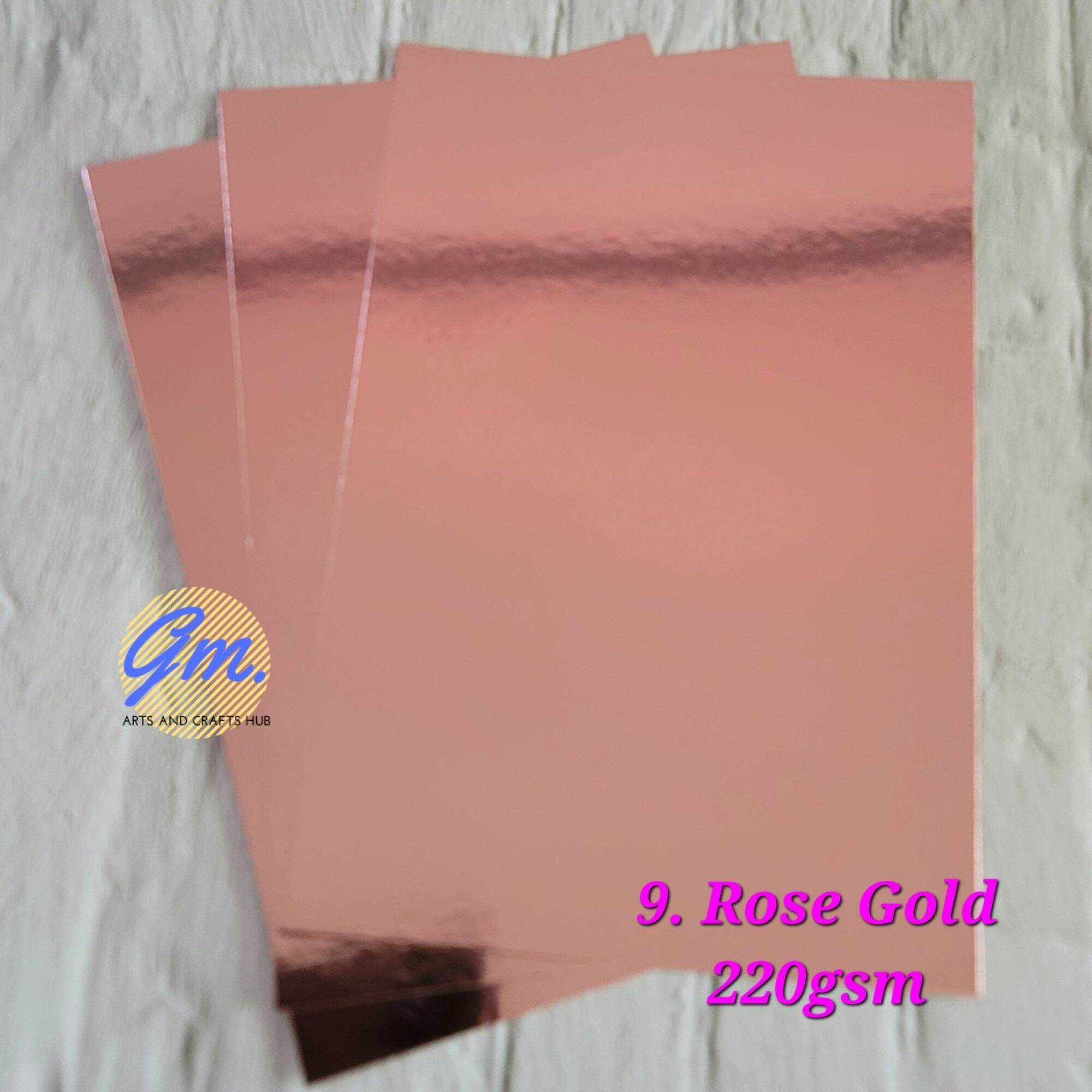 Metallic Board 220-250gsm 10 Sheets Mirror Board School Supplies ...
