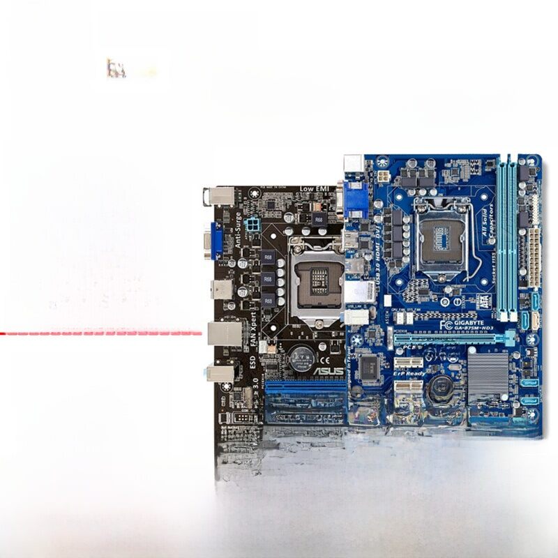 Gigabyte H61 Motherboard LGA1155 Pin Desktop Computer Mainboard M-ATX ...