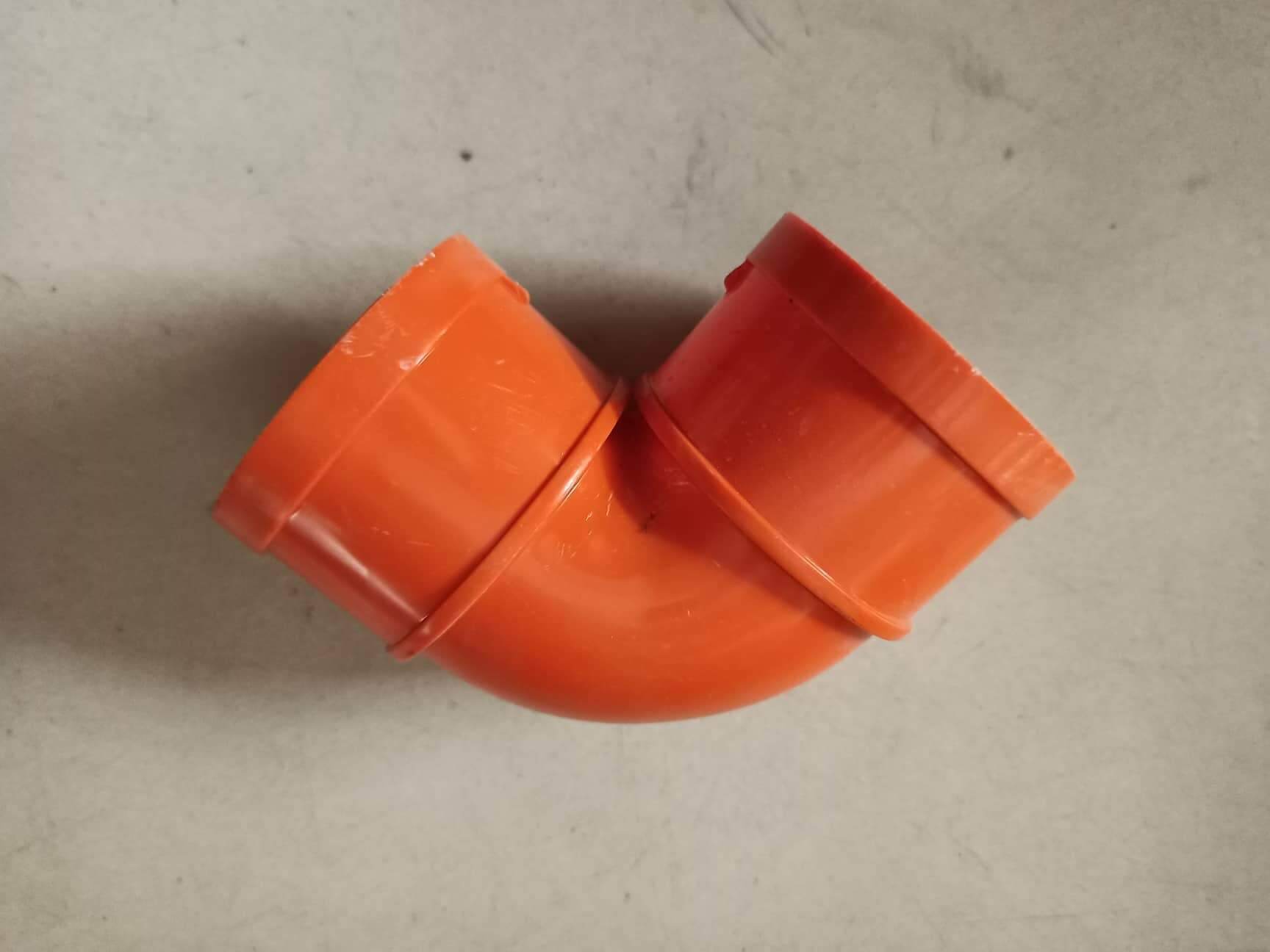 PVC Orange Fittings ( 2" , 3", 4" ) Sanitary Plumbing Fittings , Elbow ...