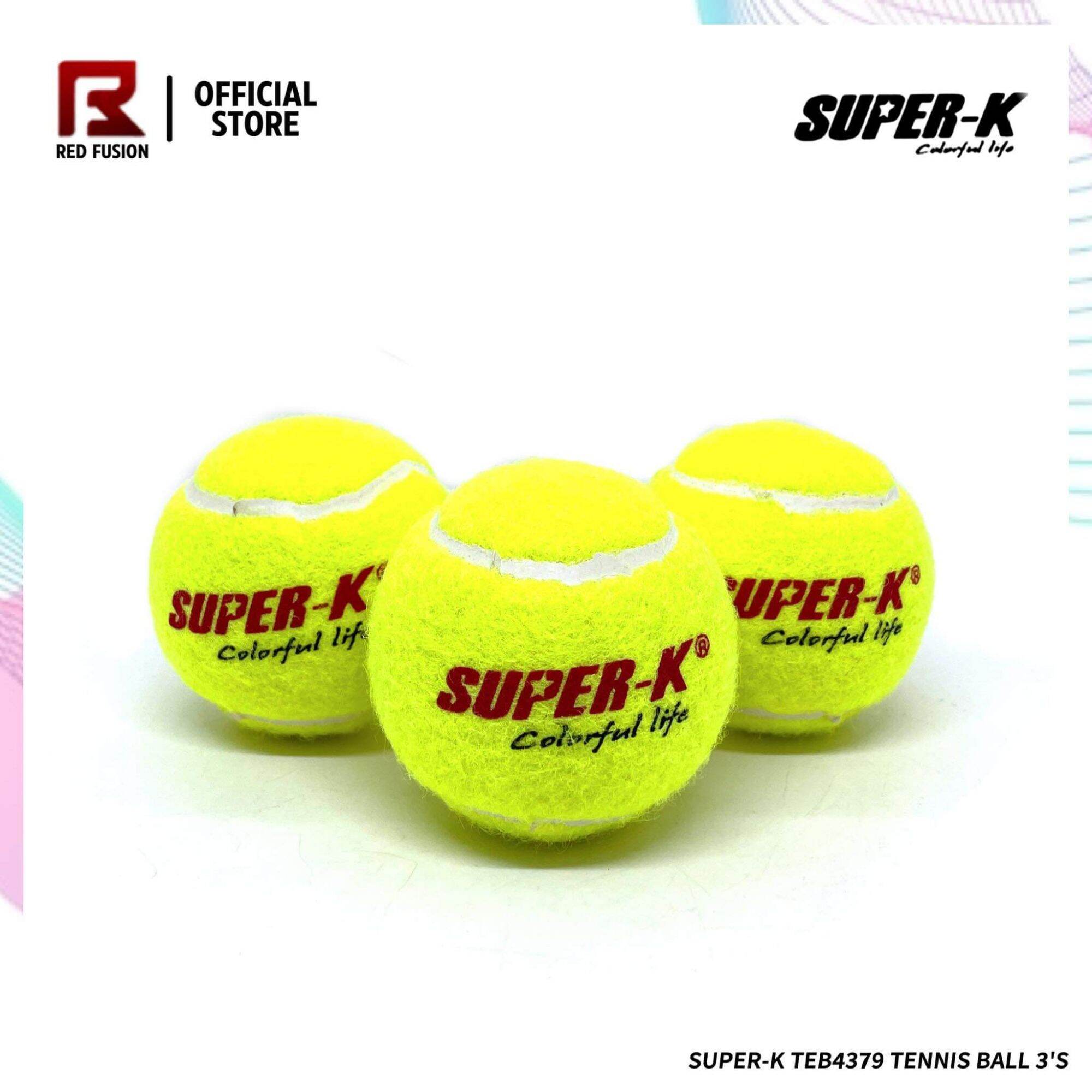 Super-K TEB4379 Tennis Ball 3'S | Lazada PH