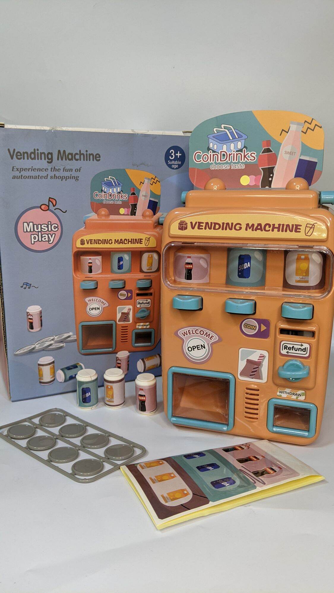 ELECTRONIC PRETEND PLAY VENDING MACHINE | Lazada PH