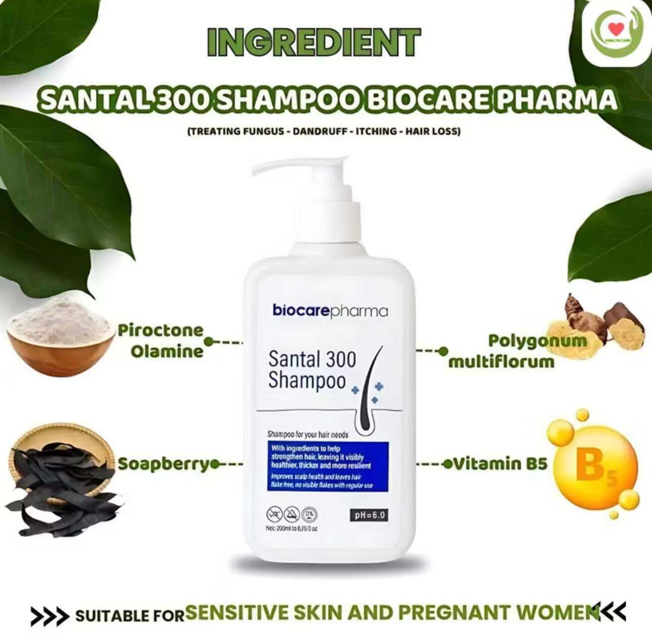 BIO CARE PHARMA SANTAL 300 SHAMPOO | Lazada PH