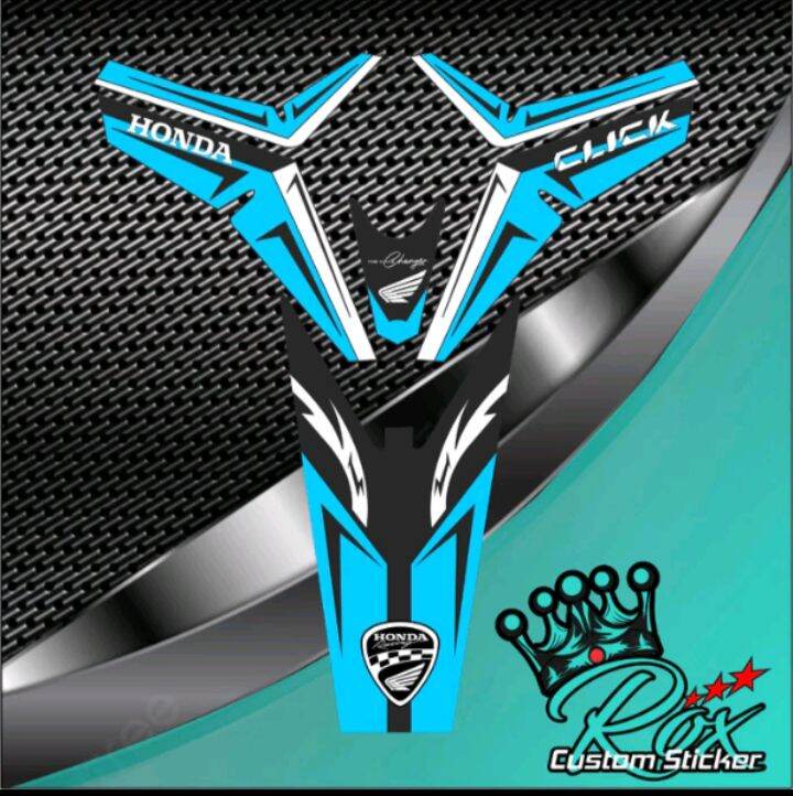 Honda click V2 inner fairings sticker laminated waterproof | Lazada PH