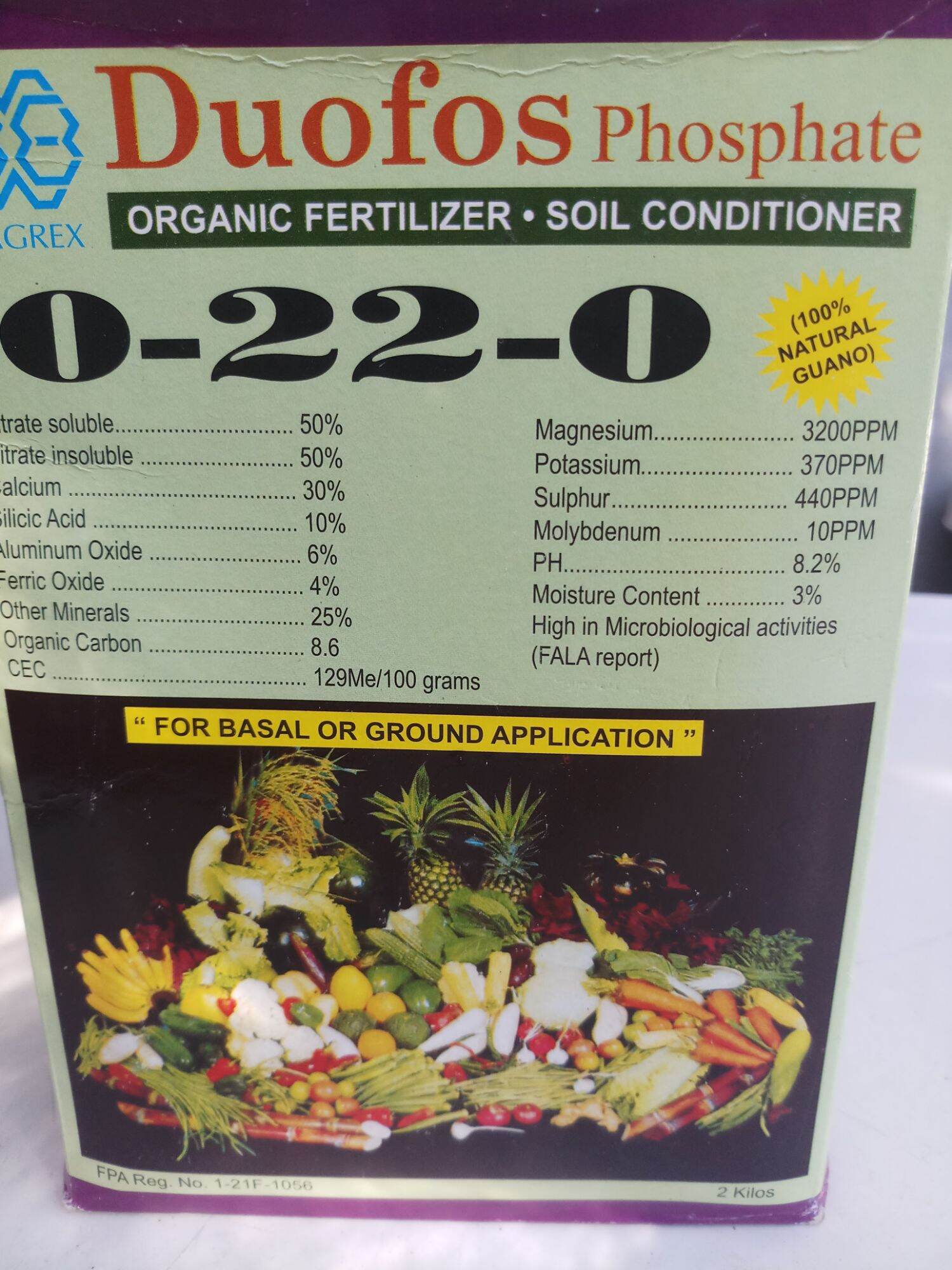 2 KILOS DUOFOS PHOSPHATE 💯 ORGANIC FERTILIZER & SOIL CONDITIONER ...