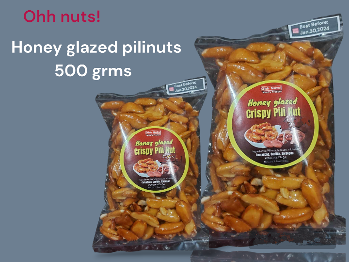Honey glazed crispy pili nuts 500 grms.(half kilo from bicol) | Lazada PH