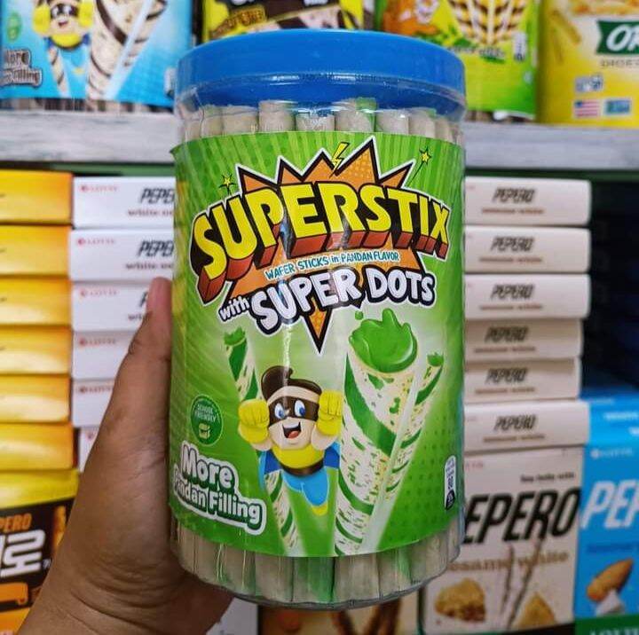 SUPERSHOP SUPERSTIX STICK -O WAFER STICKS WITH SUPER DOTS JUNIOR SIZE ...