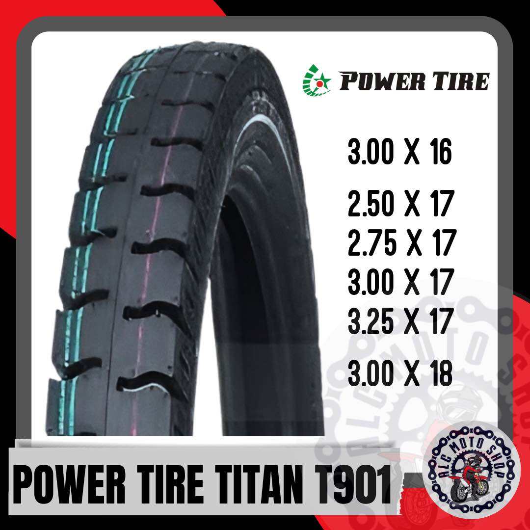 POWER TIRE TITAN - T901 - TRICYCLE BANANA TYPE MURANG GULONG - SIZE 17 & 18 | Lazada PH