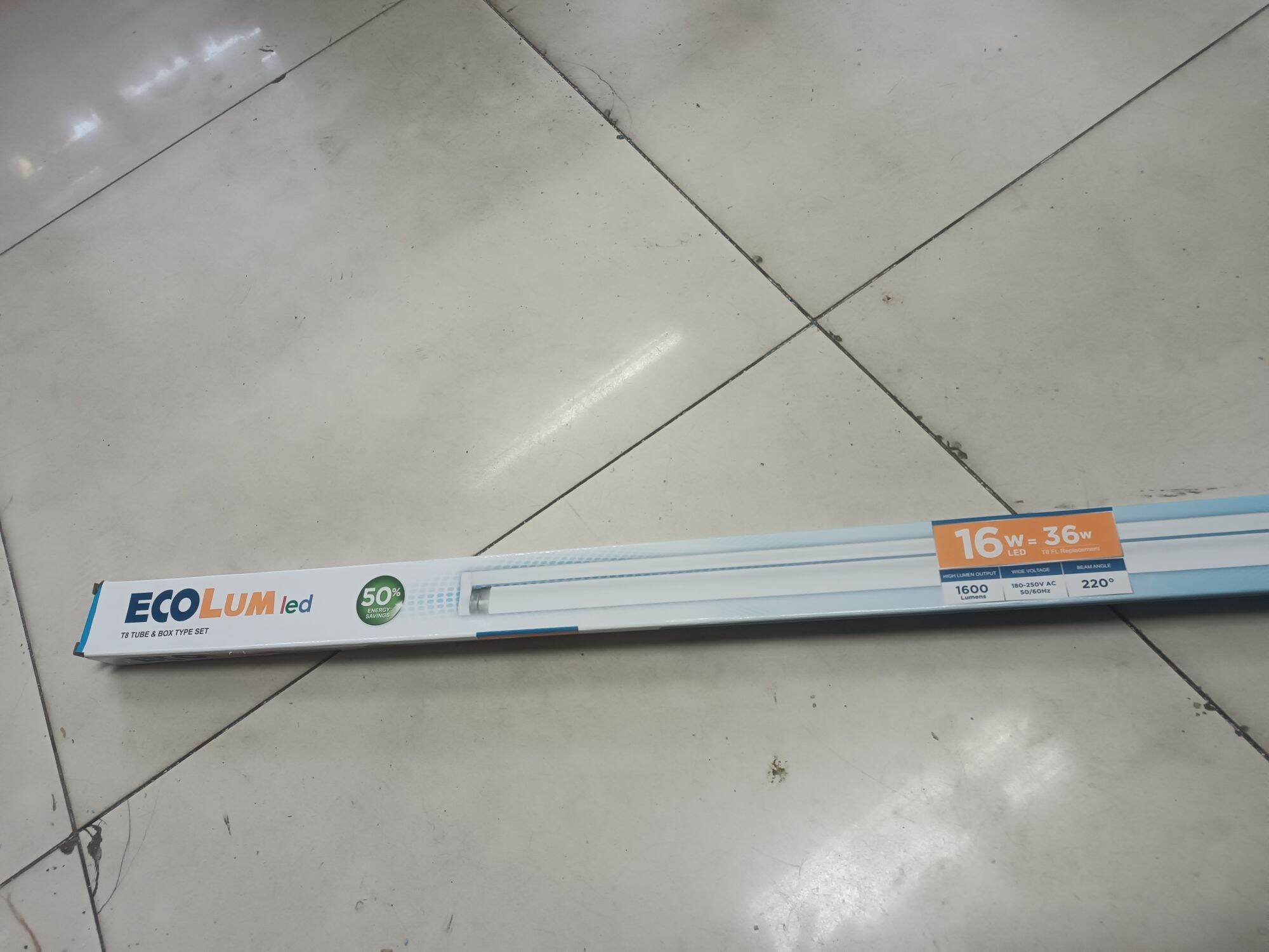 Ecolum Led T8 Flourecent Set 16w available | Lazada PH